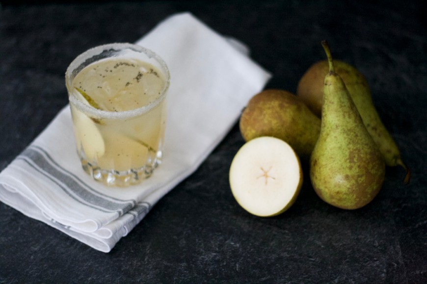 DIY Rezept: Cocktail oder Longdrink mit Birne und Vanille