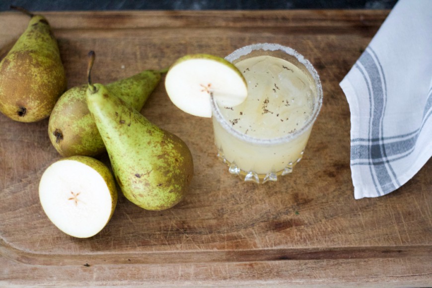 DIY Rezept: Cocktail oder Longdrink mit Birne und Vanille